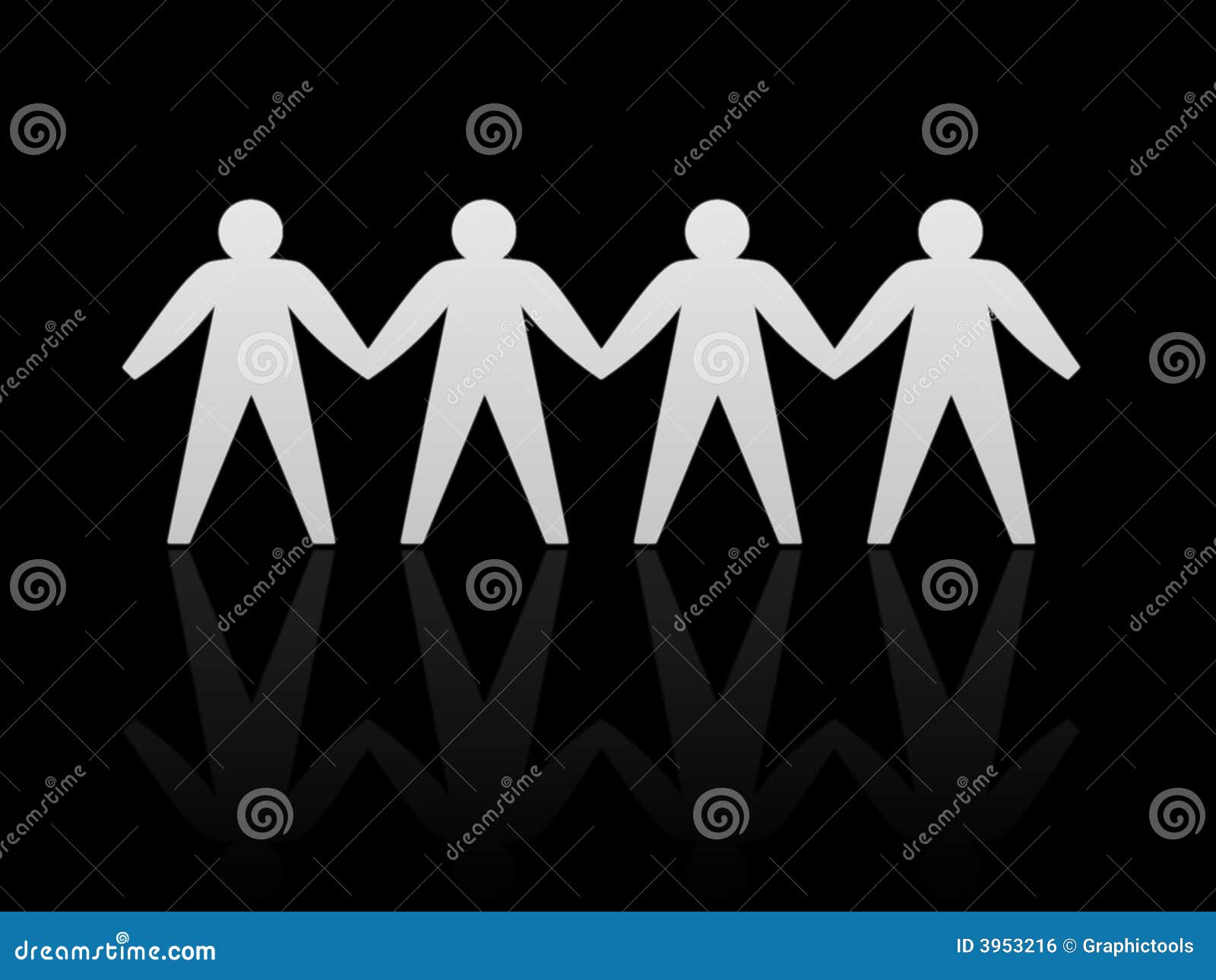 Graphic of people linked stock illustration. Illustration of together ...