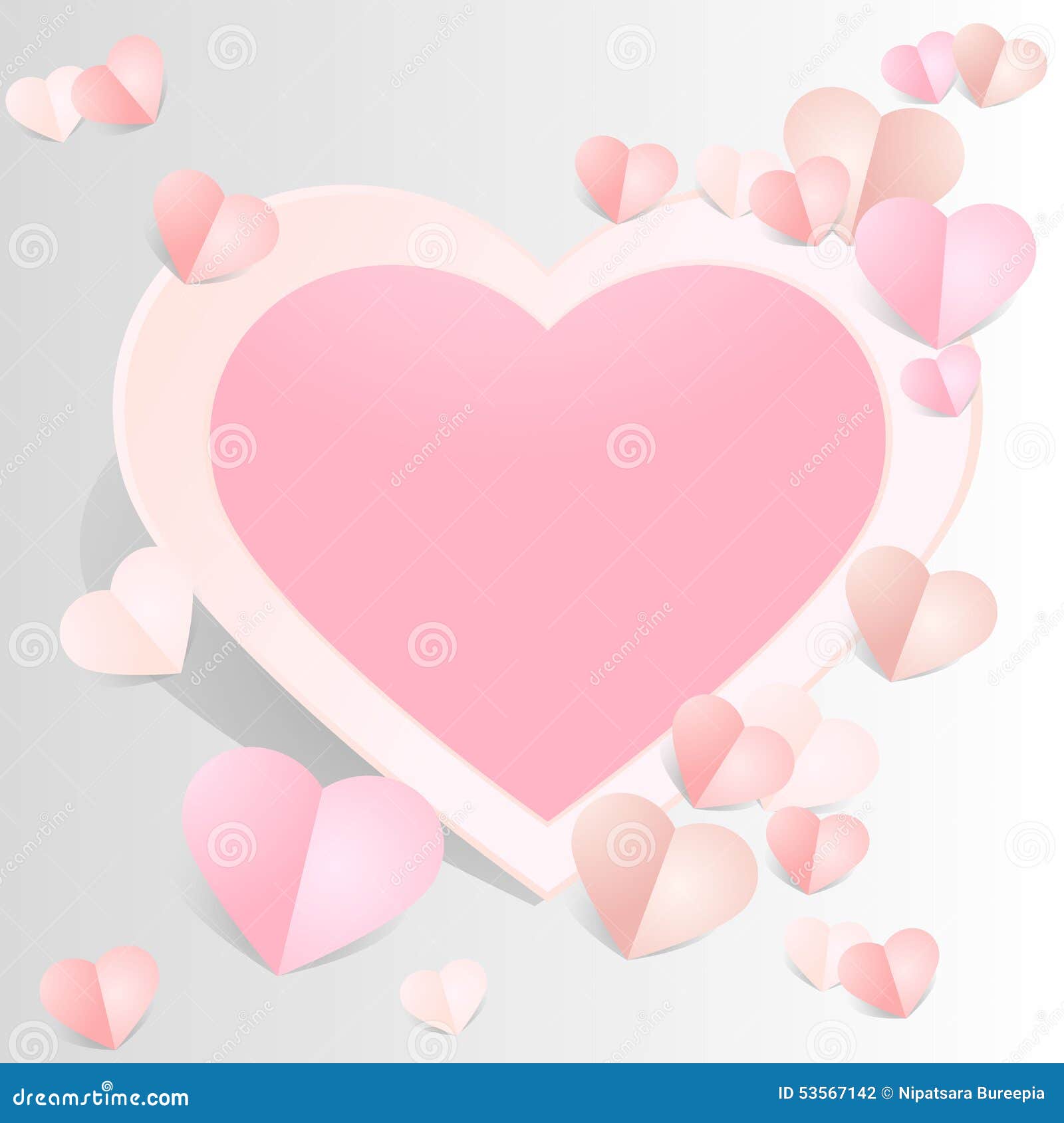 Graphic Pink Heart on White Background Stock Vector - Illustration of ...