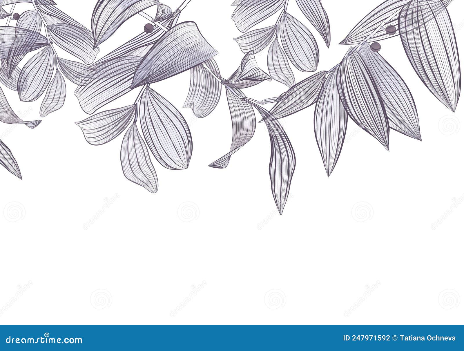Graphic Plants Stylization Vector Illustration | CartoonDealer.com ...