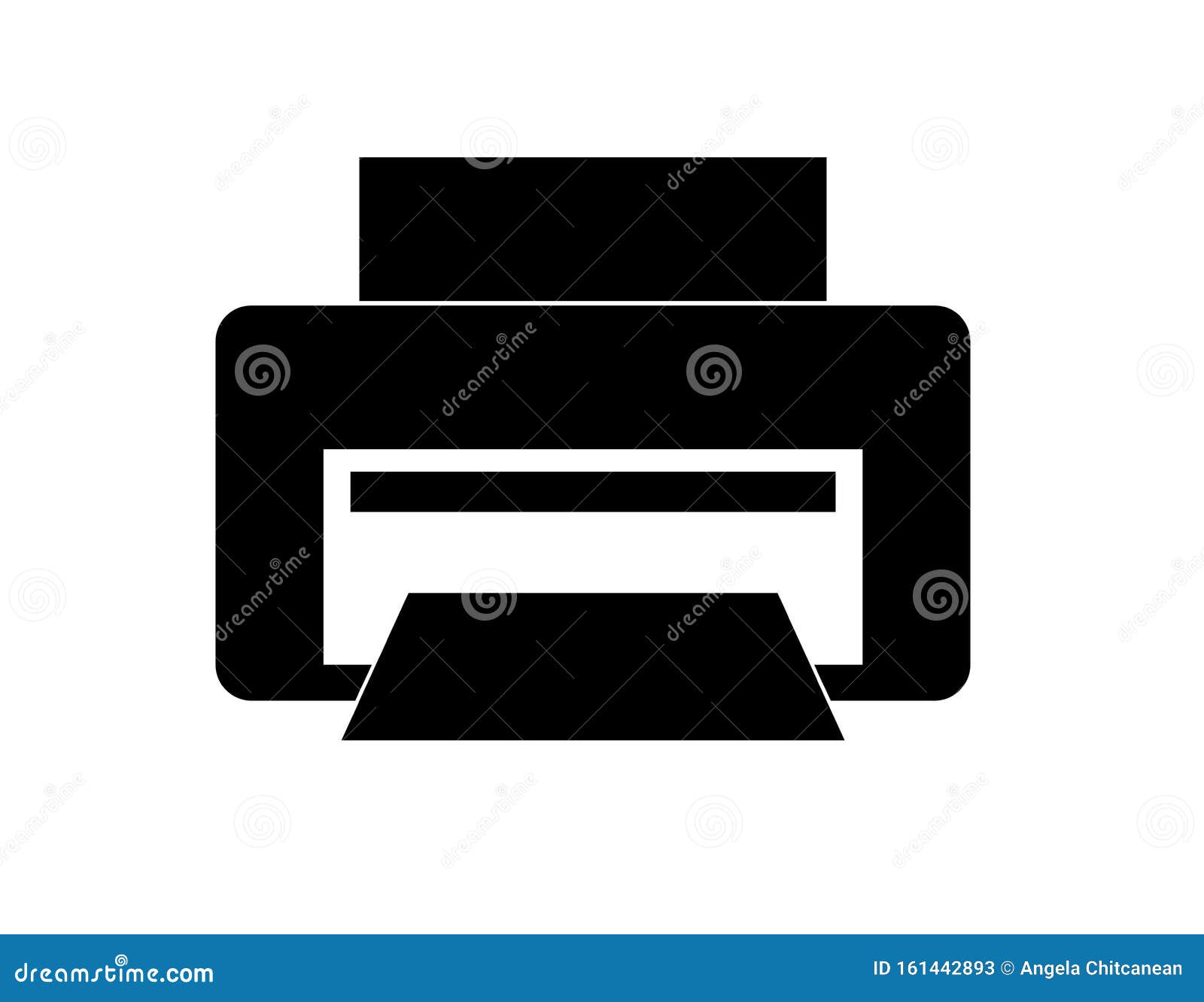 Graphic printer sign stock illustration. Illustration of graphic ...