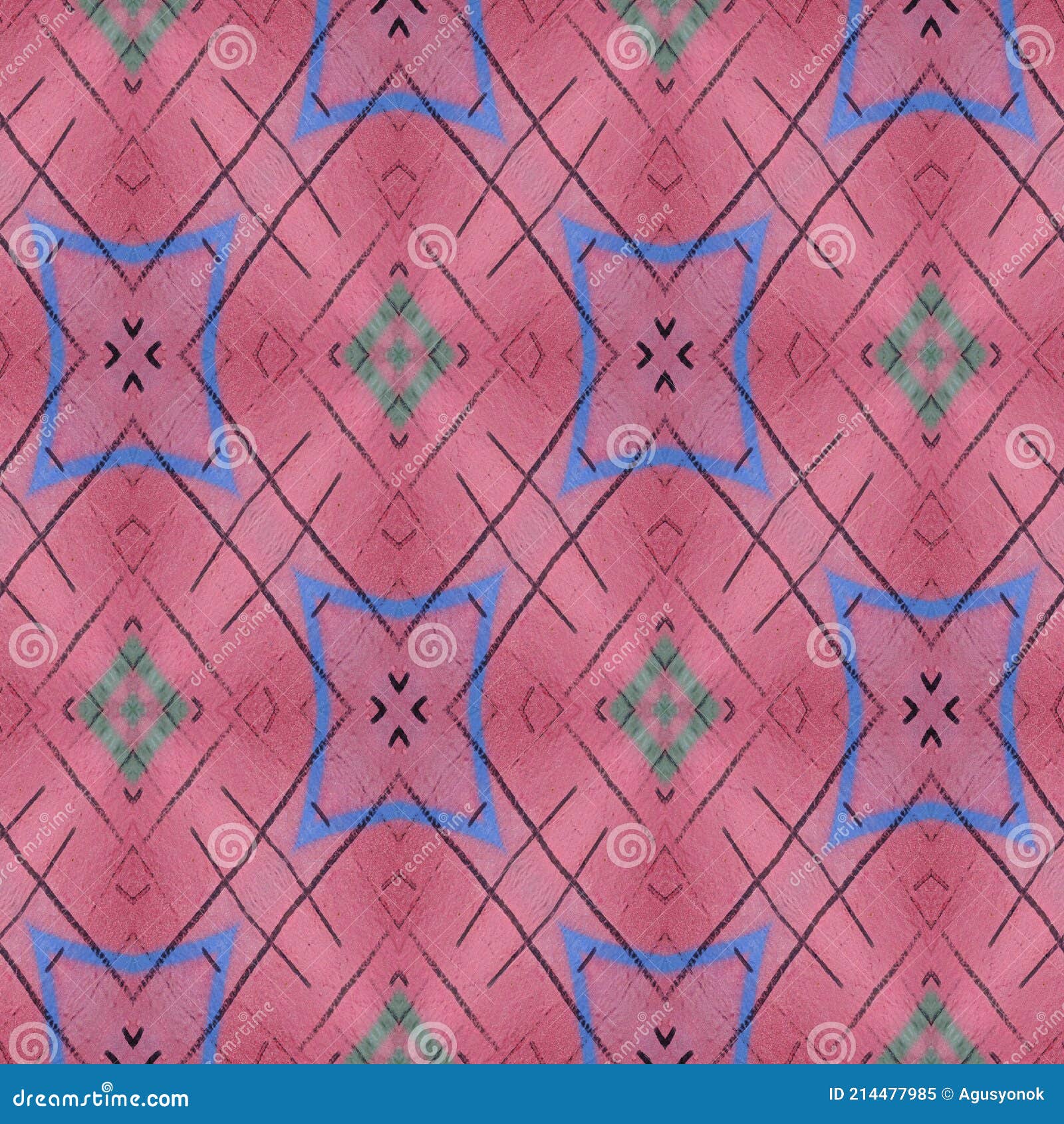 Graphic Repeating Color Pattern. Seamless Abstract Pattern for Fabric ...