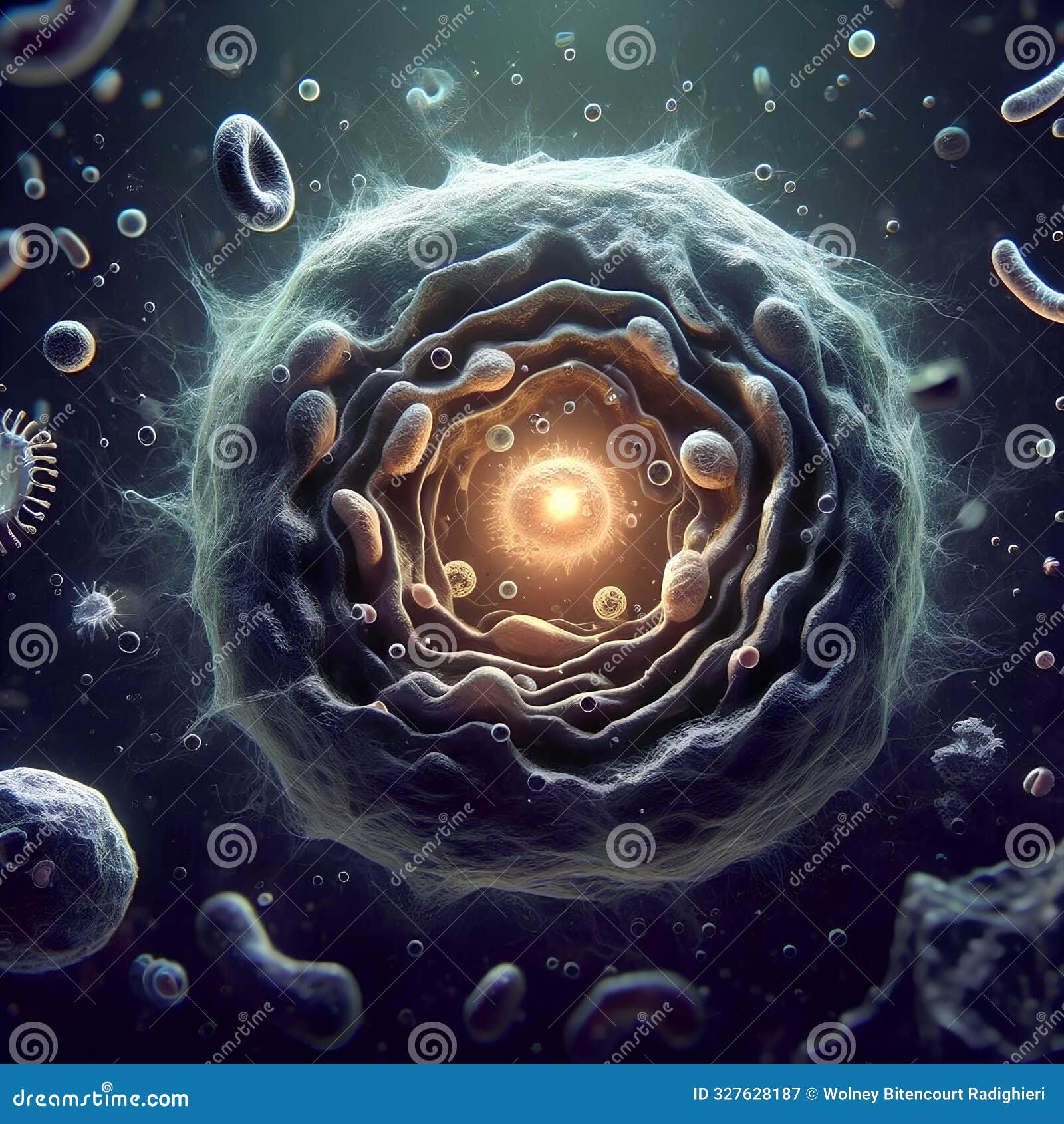 Illustration of an Original Creative Image Stock Illustration ...