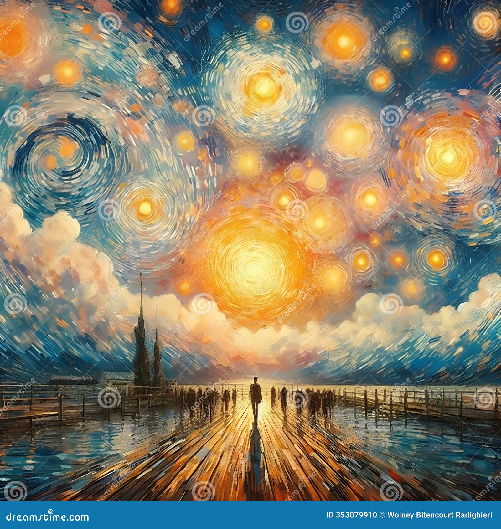 Illustration that Represents the Expansion of Consciousness Deep ...