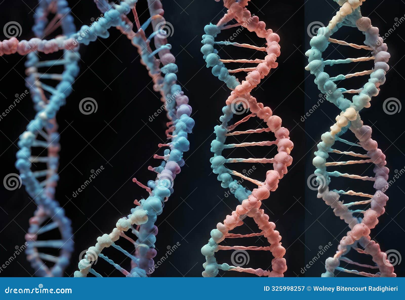 Illustration of the Dna Double Helix 83 Stock Illustration ...