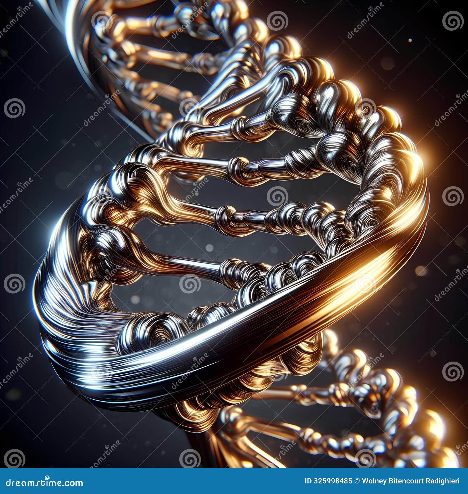 Illustration of the Dna Double Helix 44 Stock Illustration ...