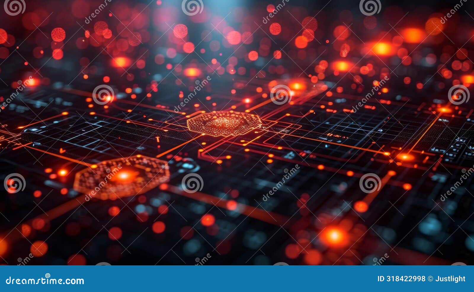 A Graphic Representation of a Network with Different Nodes and ...
