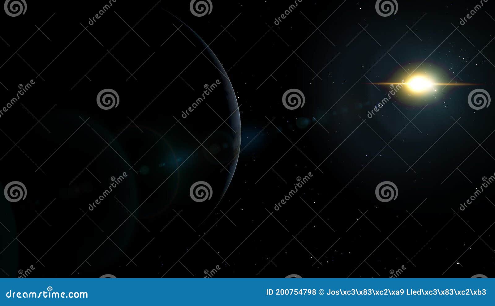 Animation of Planet Jupiter and Moons in Their Orbit Around Solar ...