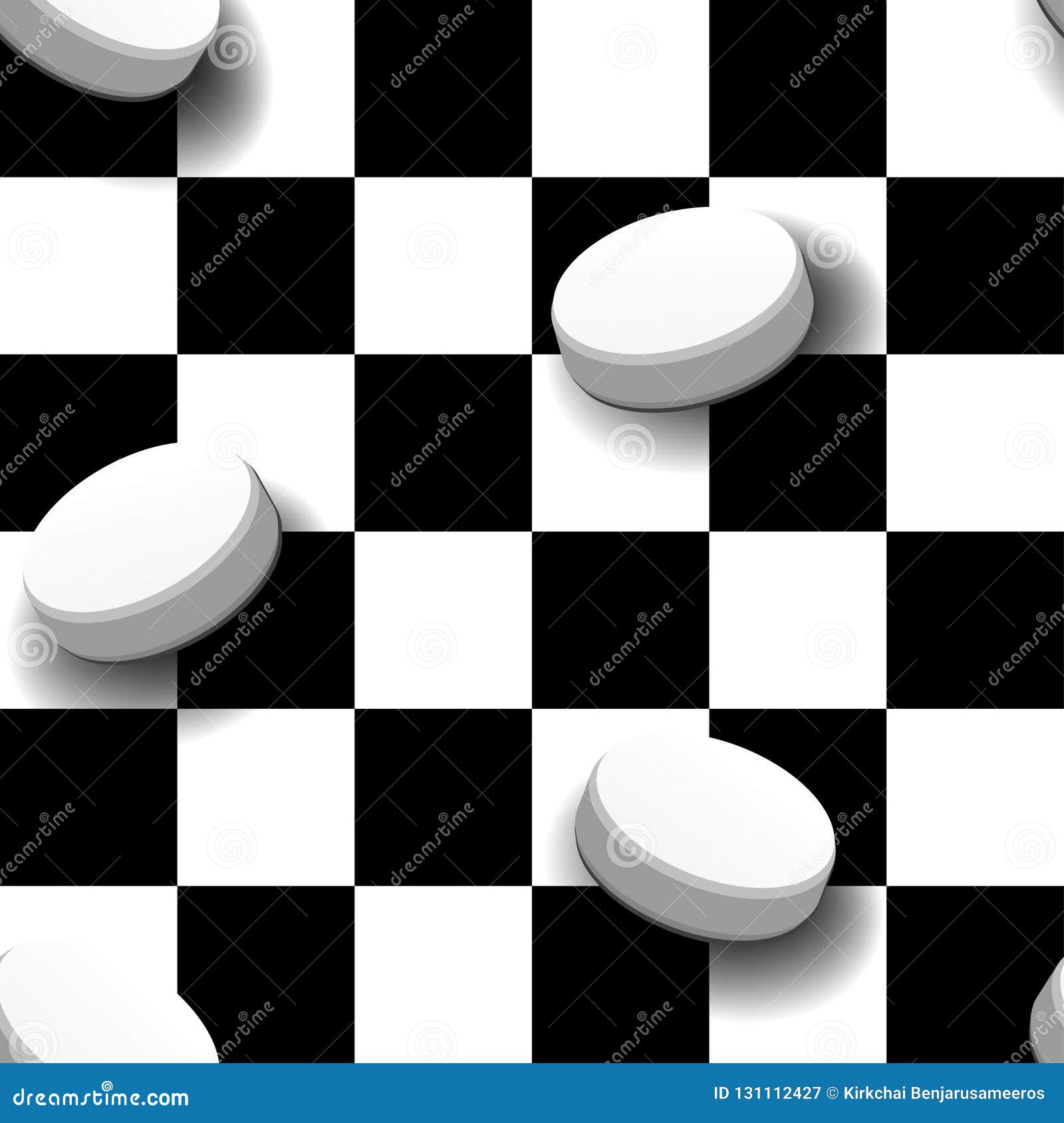 Checkers pattern stock vector. Illustration of classic - 131112427