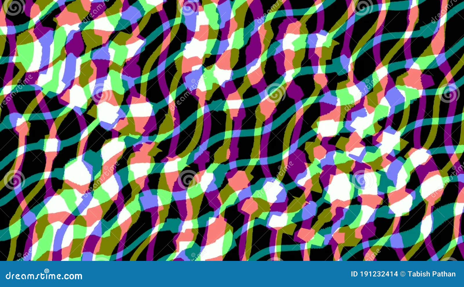 Graphic Ripple Effect in Several Planes on Dark Background Stock ...