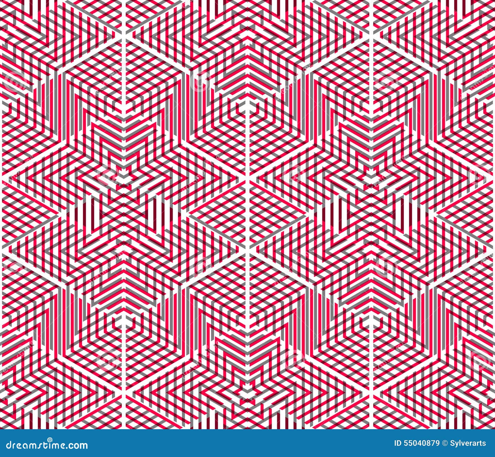 Graphic Seamless Abstract Pattern, Regular Geometric Colorful 3d ...