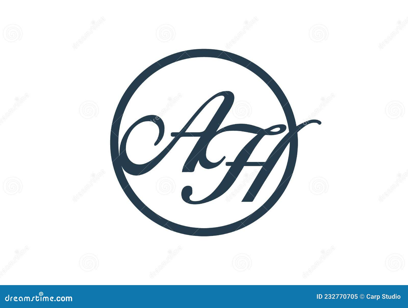 Graphic Shape of AH Initial Letter Stock Vector - Illustration of logo ...