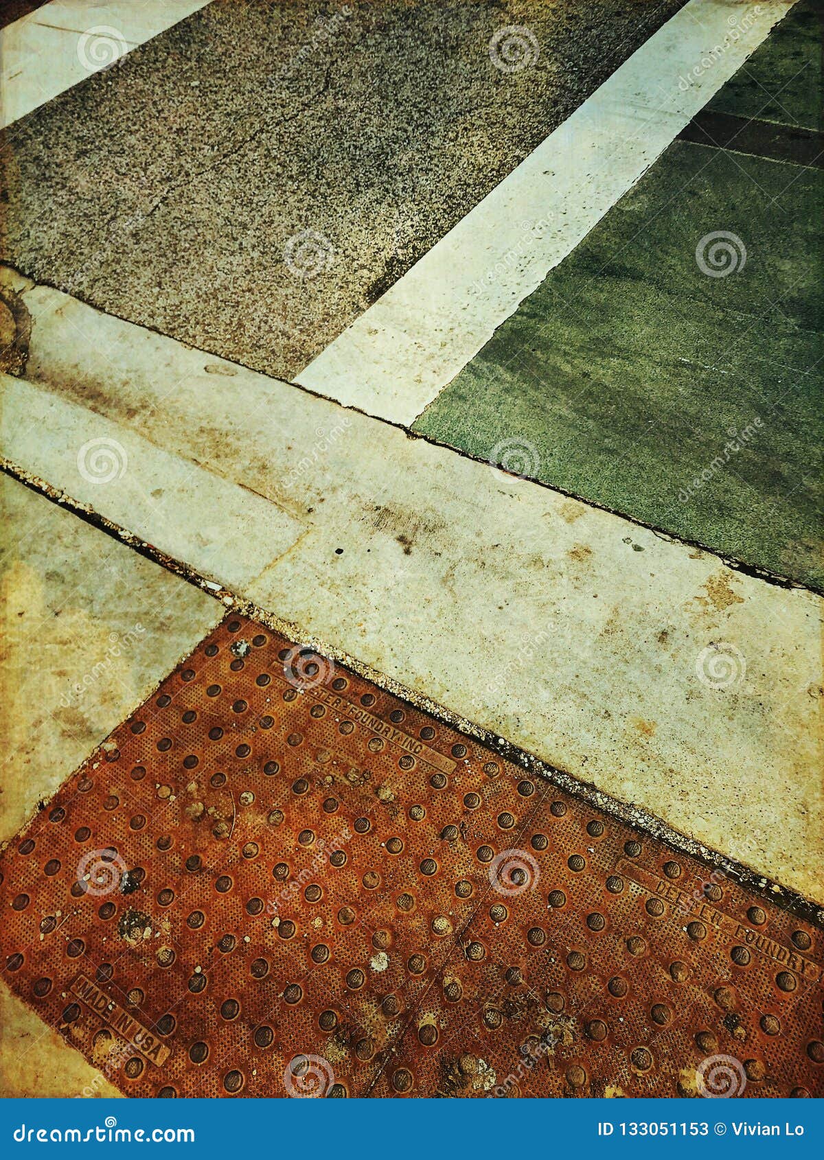 Graphic Shapes Created by Different Building Material Stock Image ...