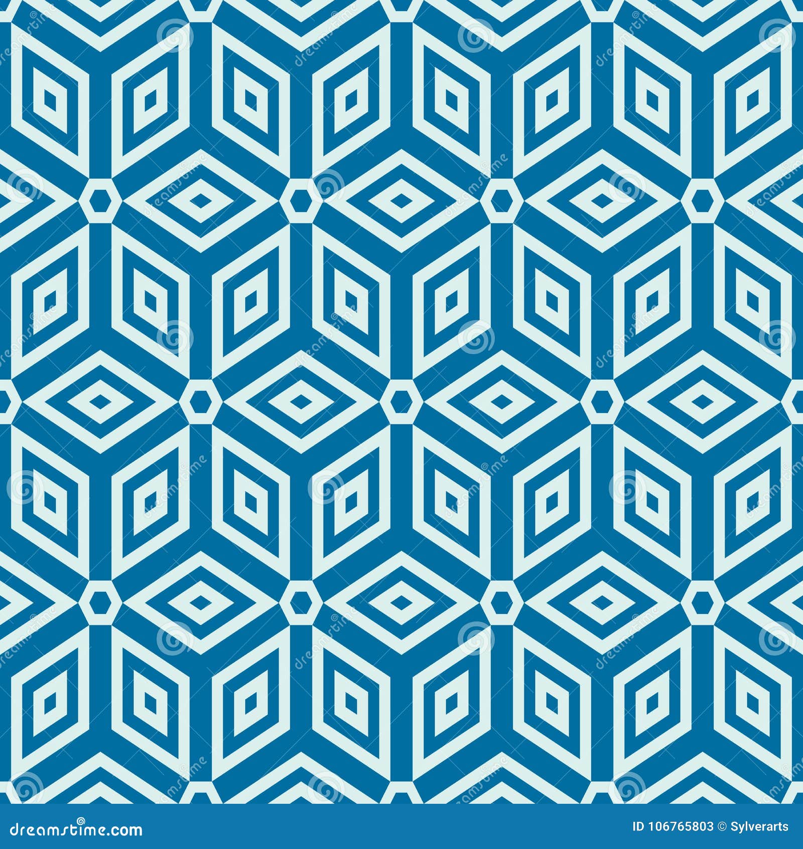 Graphic Simple Ornamental Tile, Vector Repeated Pattern Made Using ...