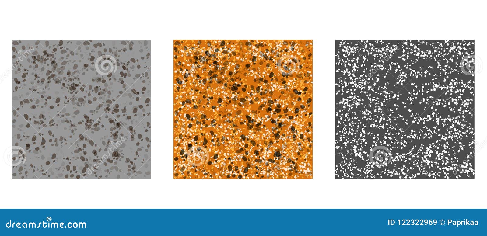 Texture stones pattern set stock vector. Illustration of material ...