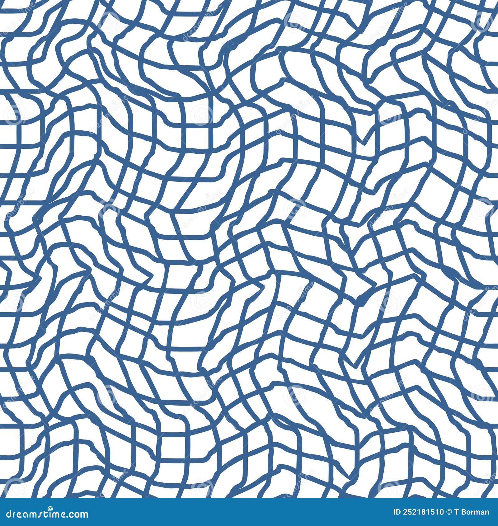Graphic Square Wave Pattern Vector Seamless Pattern Modern Stylish ...