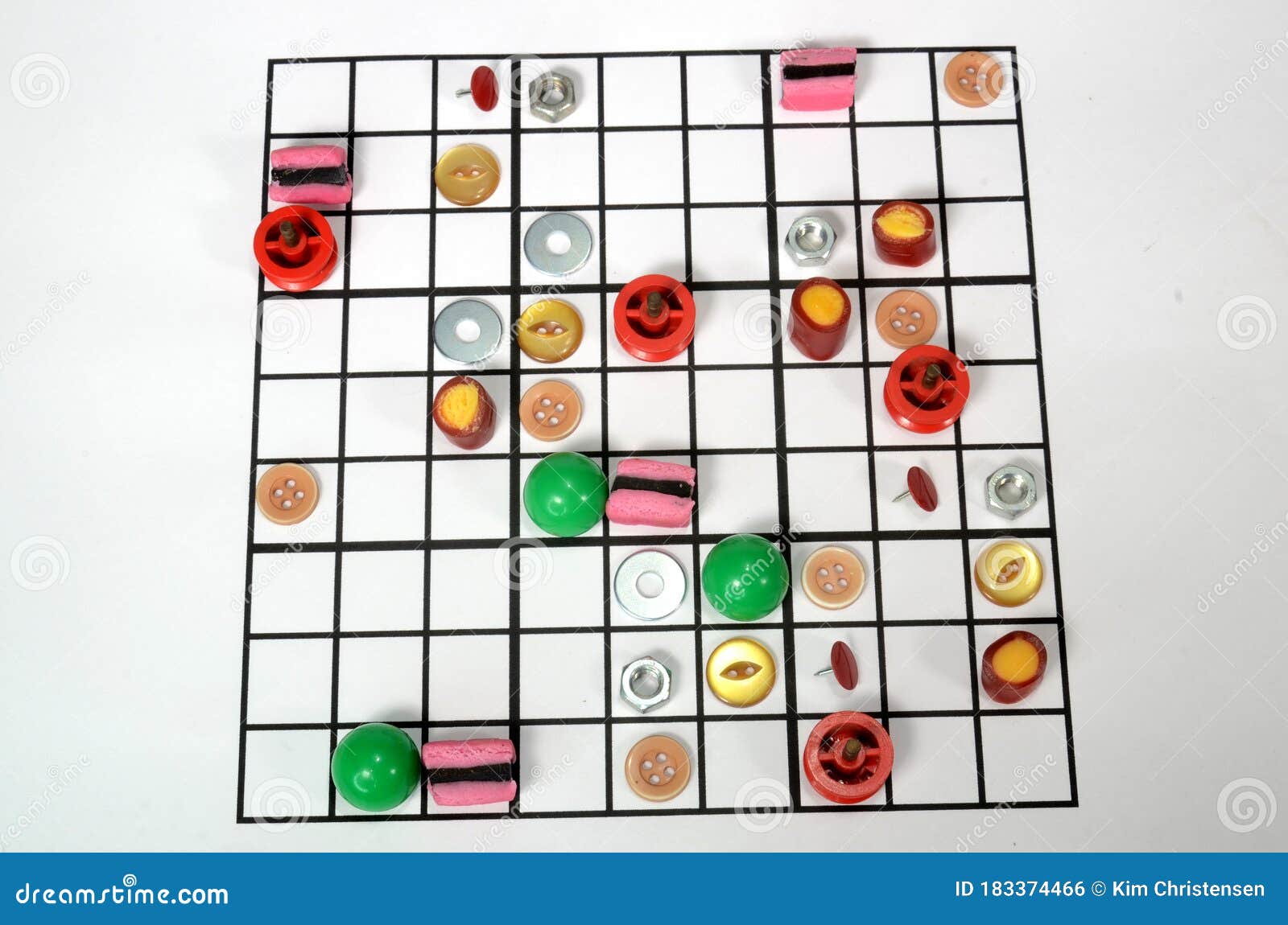 Graphic Sudoku Riddle with Objects instead of Numbers Stock Photo ...