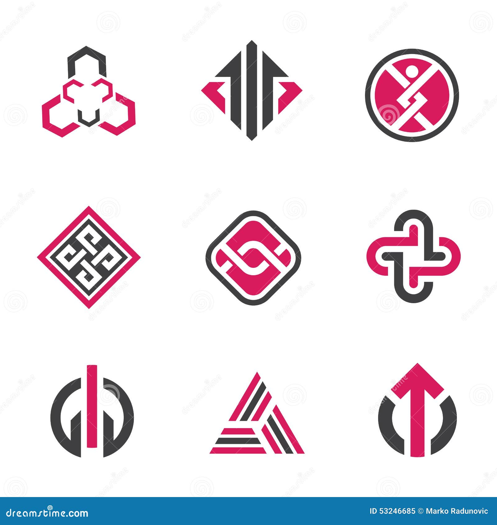 Graphic Symbols and Technology Concept Stock Illustration ...