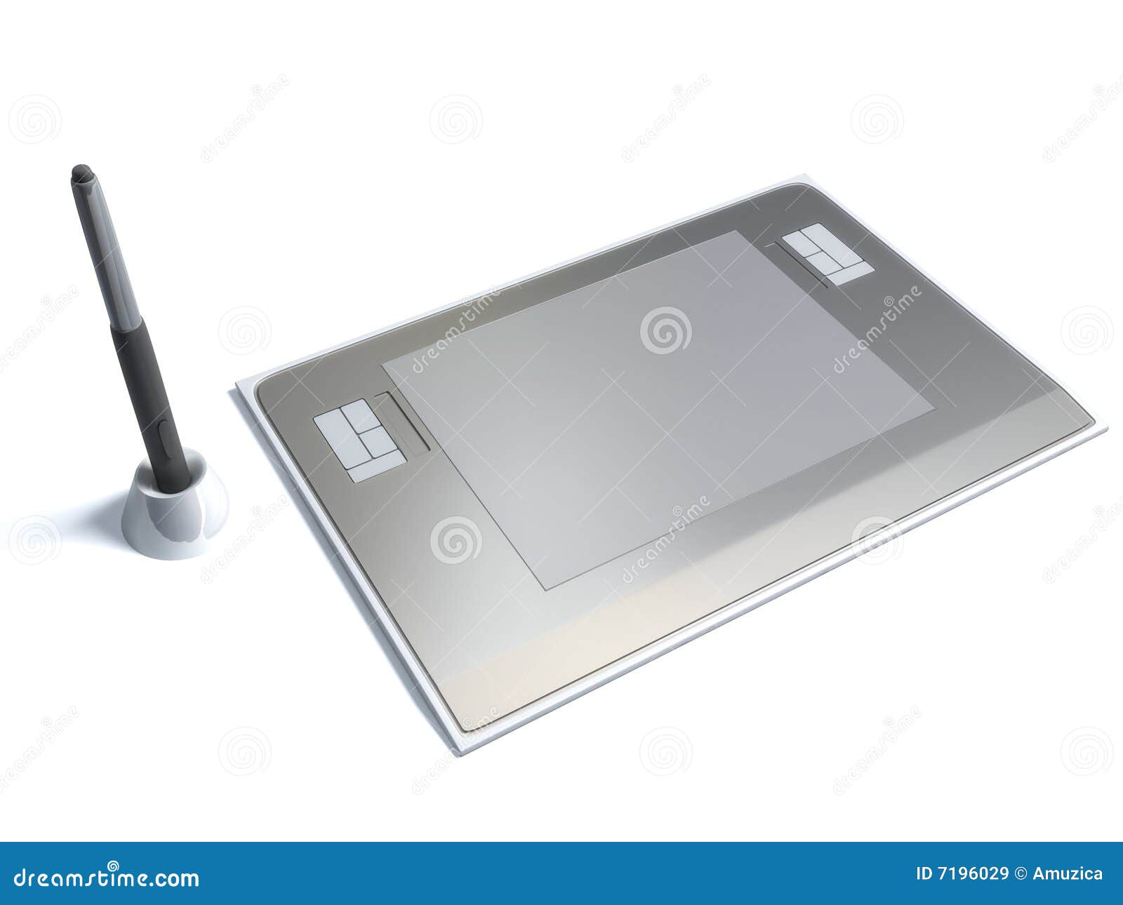 Graphic Tablet Template Vector Illustration Isolated On Transparent ...