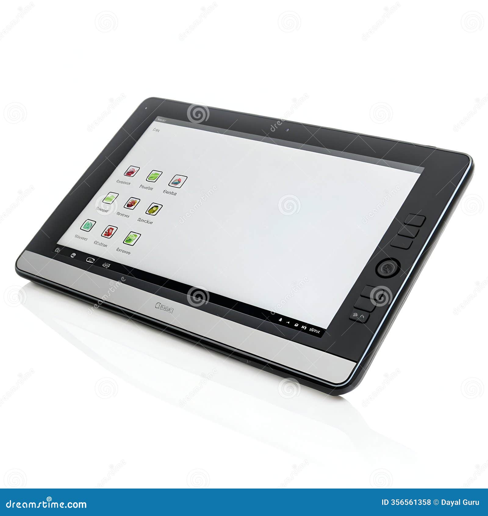 Graphic Tablet Isolated on White Background - Digital Drawing Tool ...