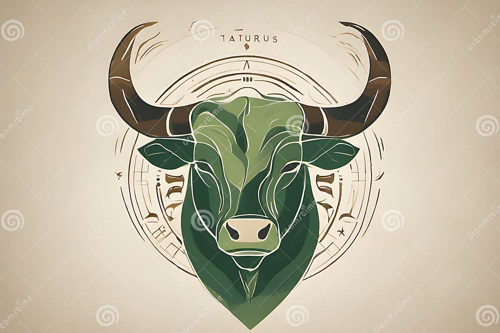 A Graphic of Taurus, Zodiac Illustration Editorial Stock Photo ...