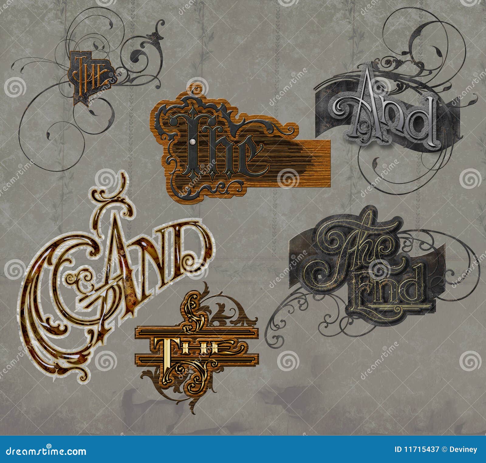 Graphic Text Word Collection Stock Illustration - Illustration of word ...