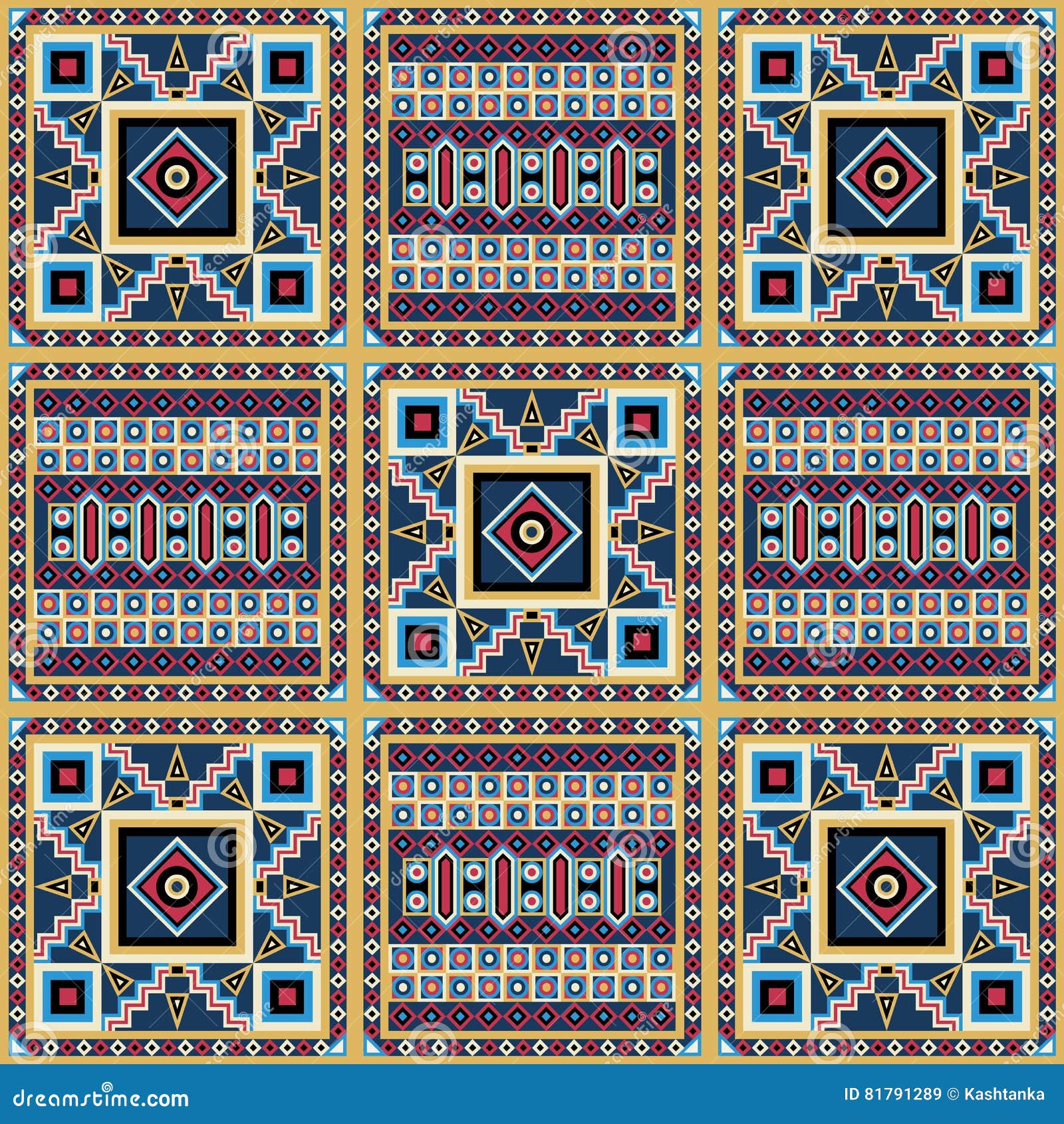 Graphic Texture with Mexican Pattern 5 Stock Vector - Illustration of ...