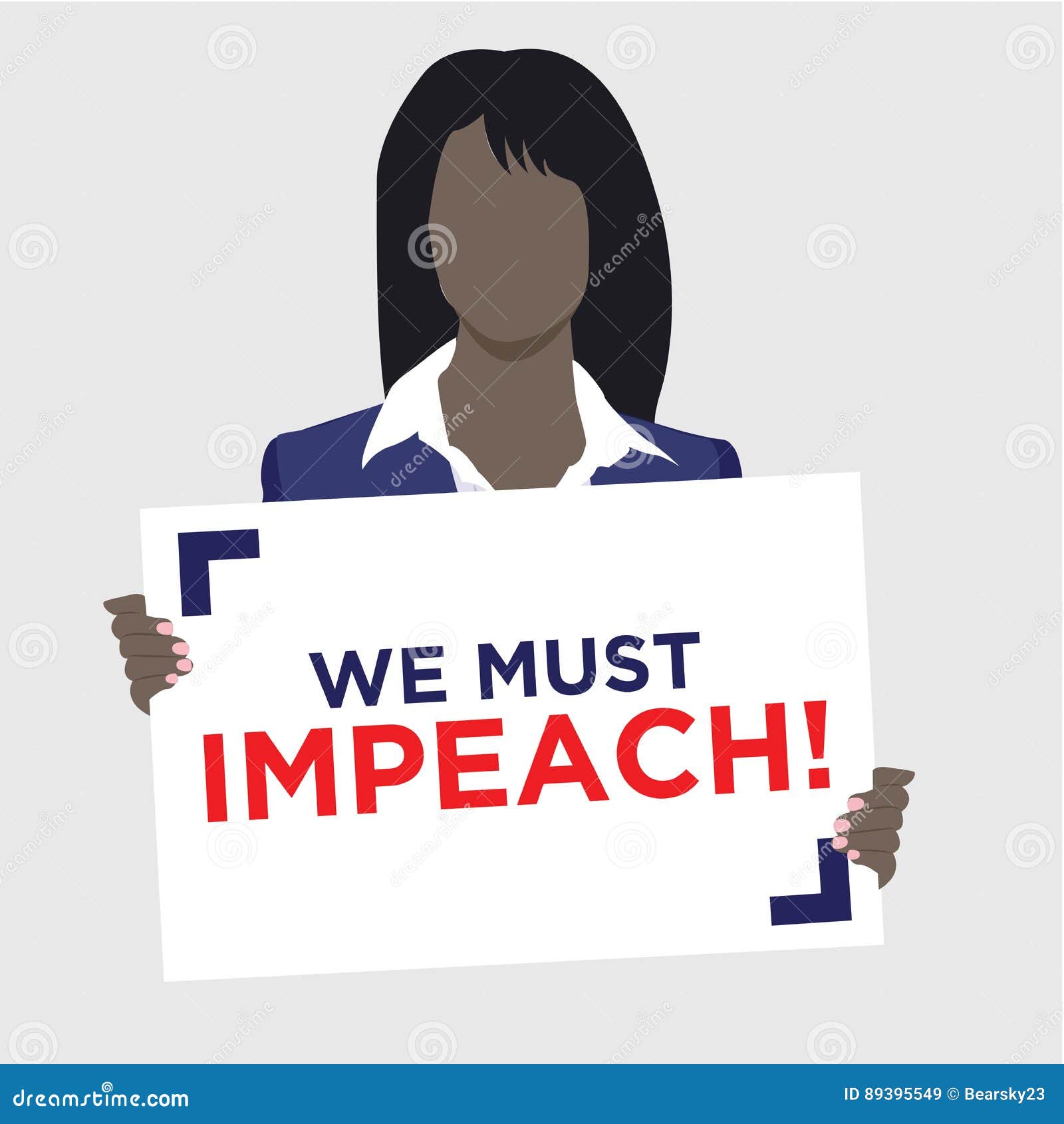 Graphic To Impeach the President Stock Vector - Illustration of offense ...