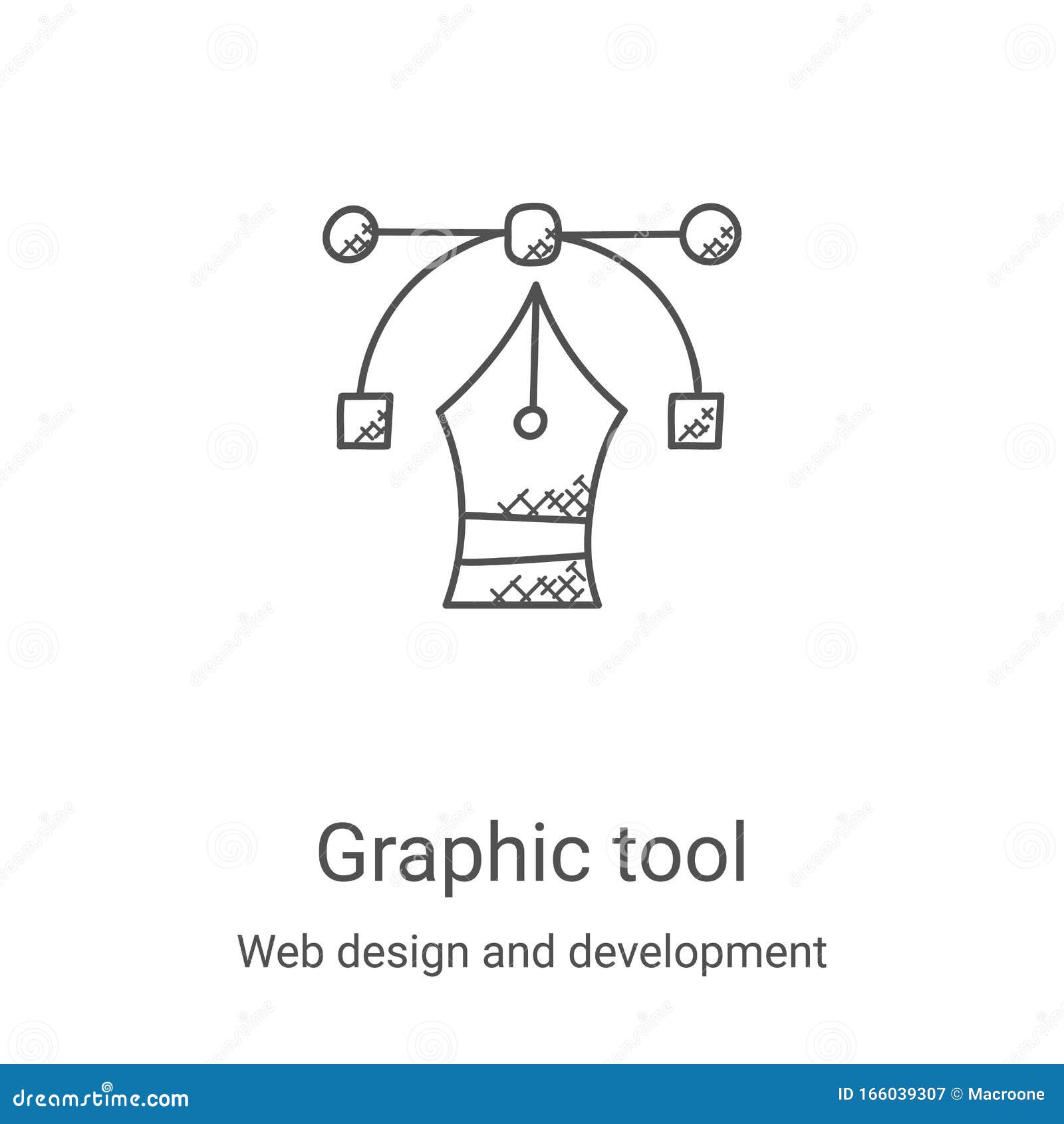 Graphic Tool,curvature Tool,art Design Line Icon Concept. Graphic Tool ...