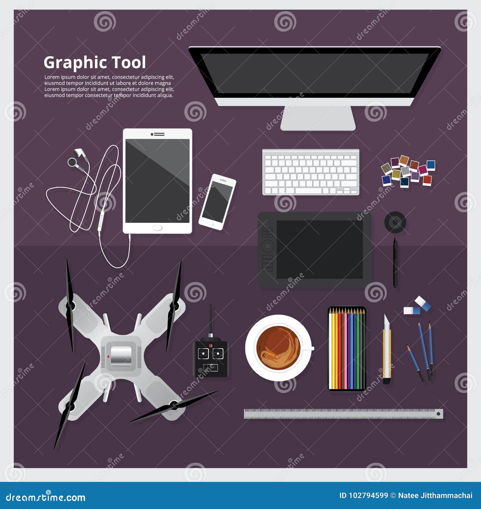 Graphic Tool,curvature Tool,art Design Line Icon Concept. Graphic Tool ...