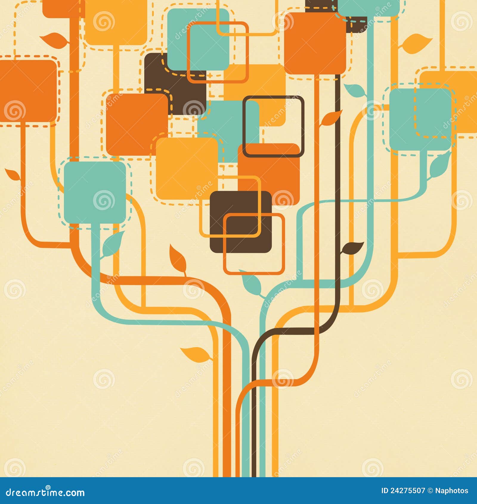 Graphic tree stock illustration. Illustration of dried - 24275507