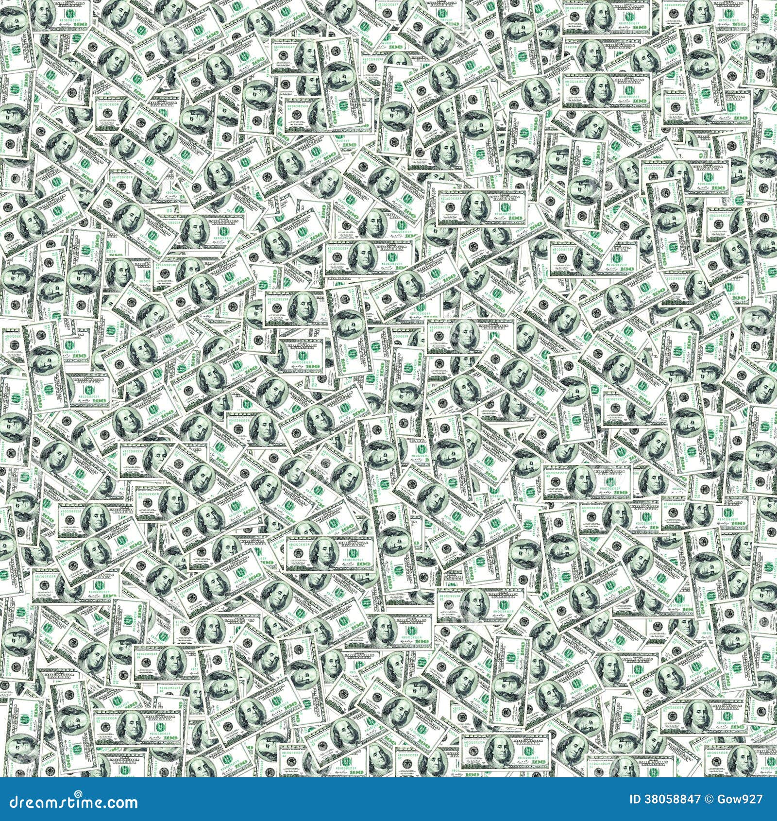 Graphic US Dollar Banknote in Wallpaper Pattern Stock Illustration ...