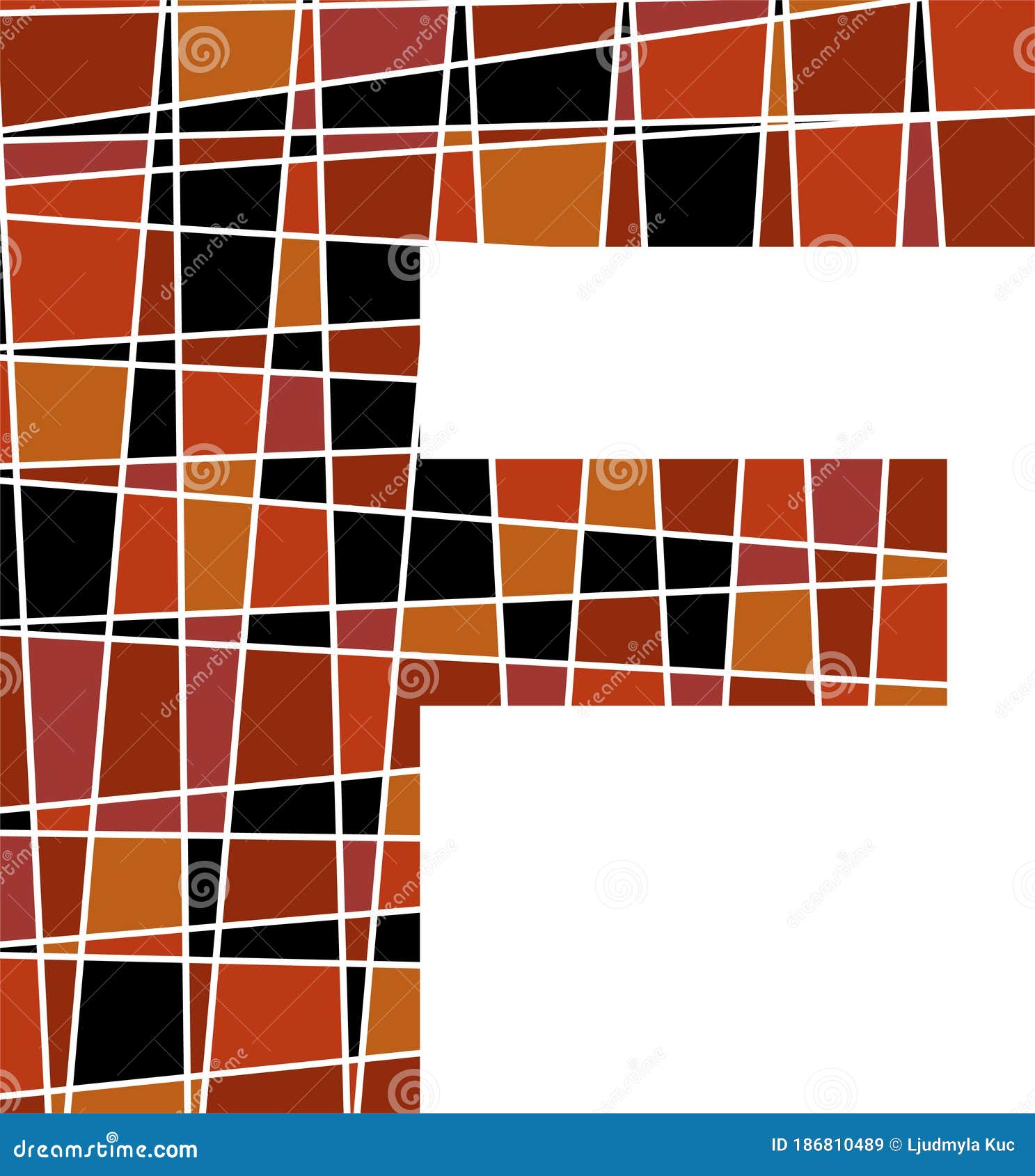 Alphabet vector letter F stock vector. Illustration of vector - 186810489