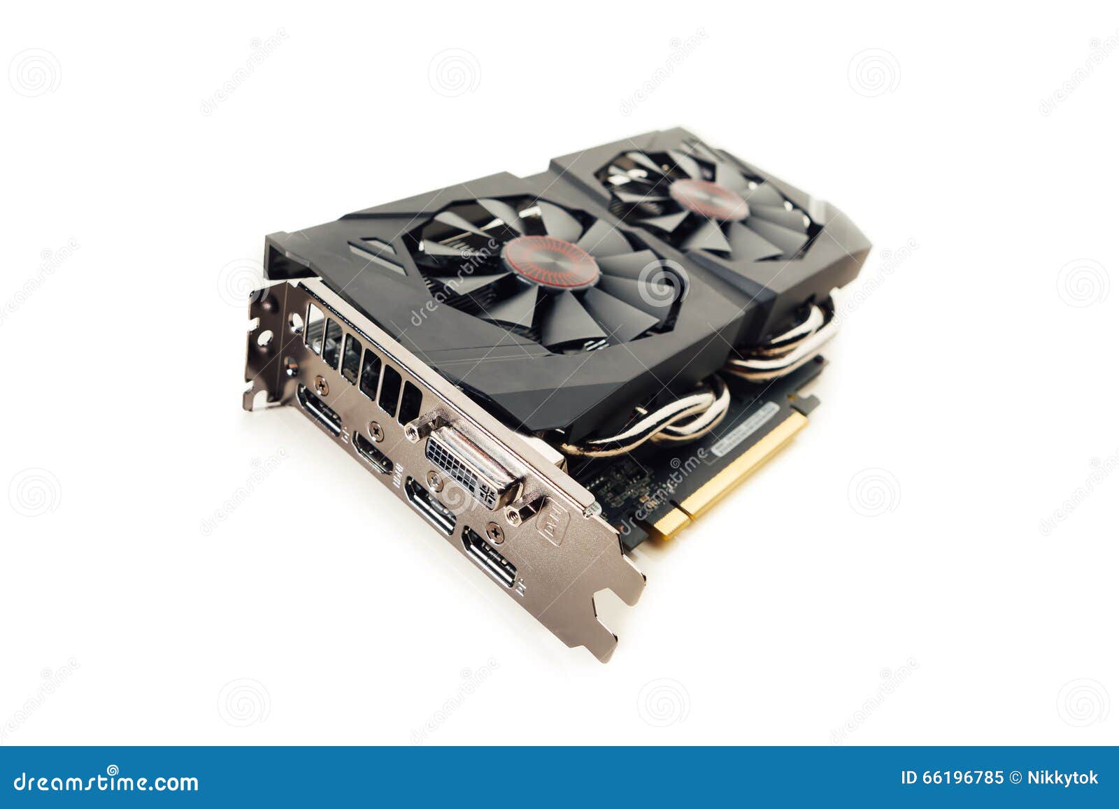 Graphic video card stock image. Image of cooler, modeling - 66196785