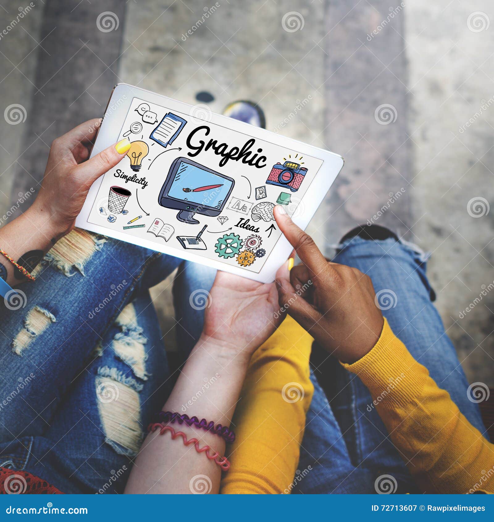 Graphic Visual Art Creative Design Concept Stock Image - Image of ...