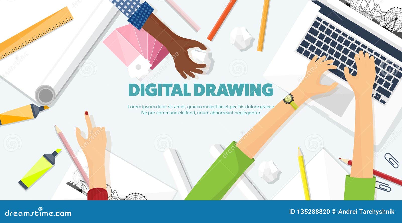 Graphic Web Design. Drawing and Painting. Development. Illustration ...