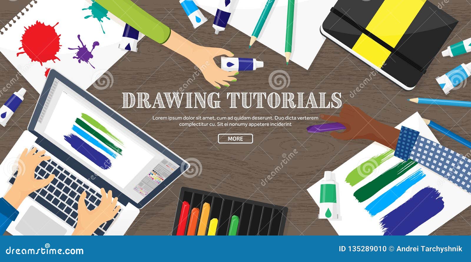 Graphic Web Design. Drawing and Painting. Development. Illustration ...