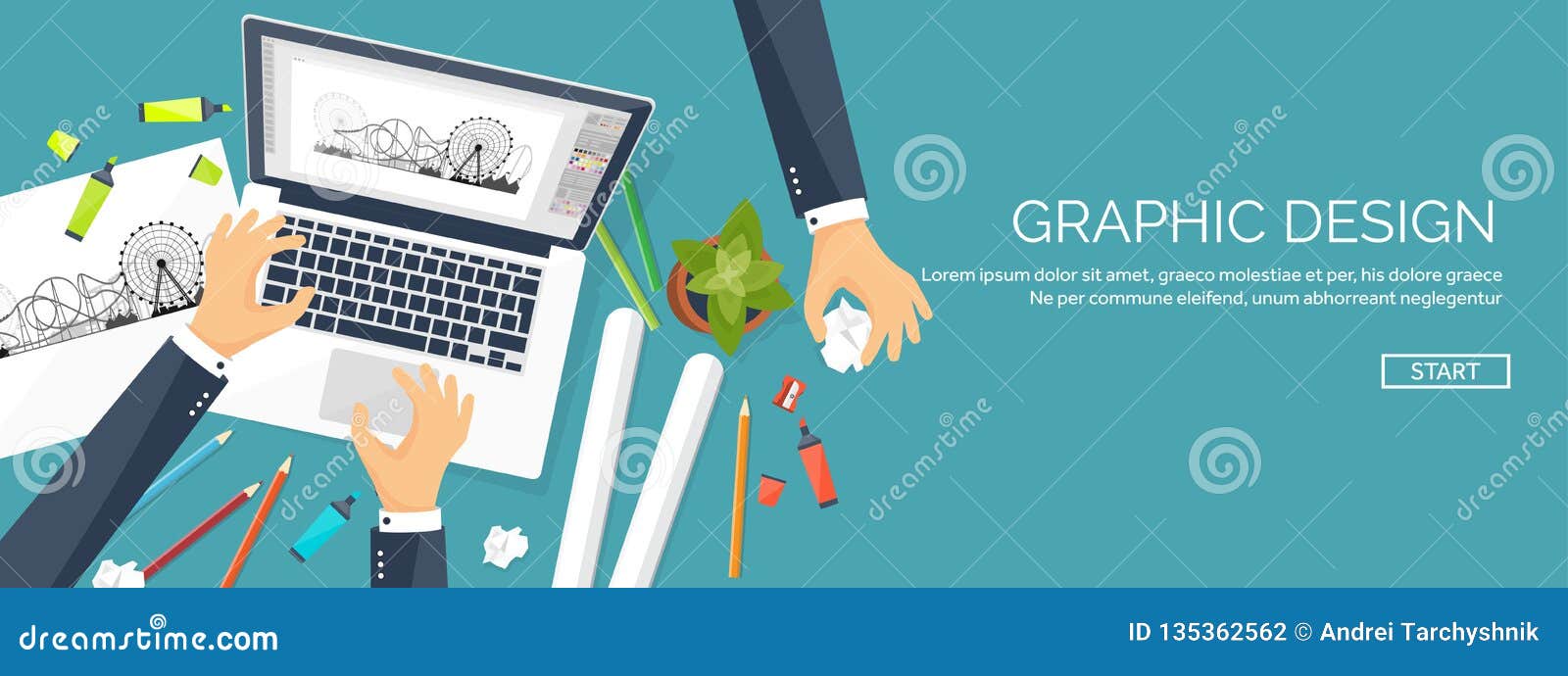 Graphic Web Design. Drawing and Painting. Development. Illustration ...