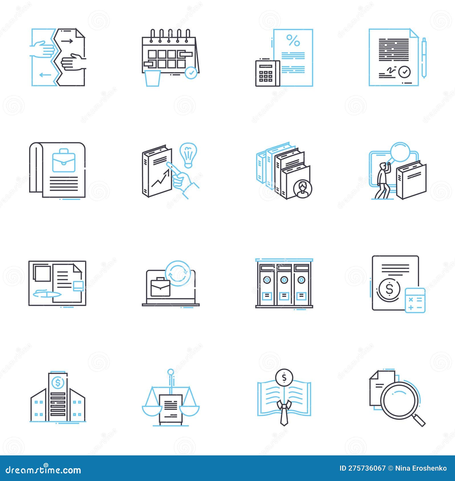 Narrative Line Icons Collection. Storytelling, Plot, Perspective ...