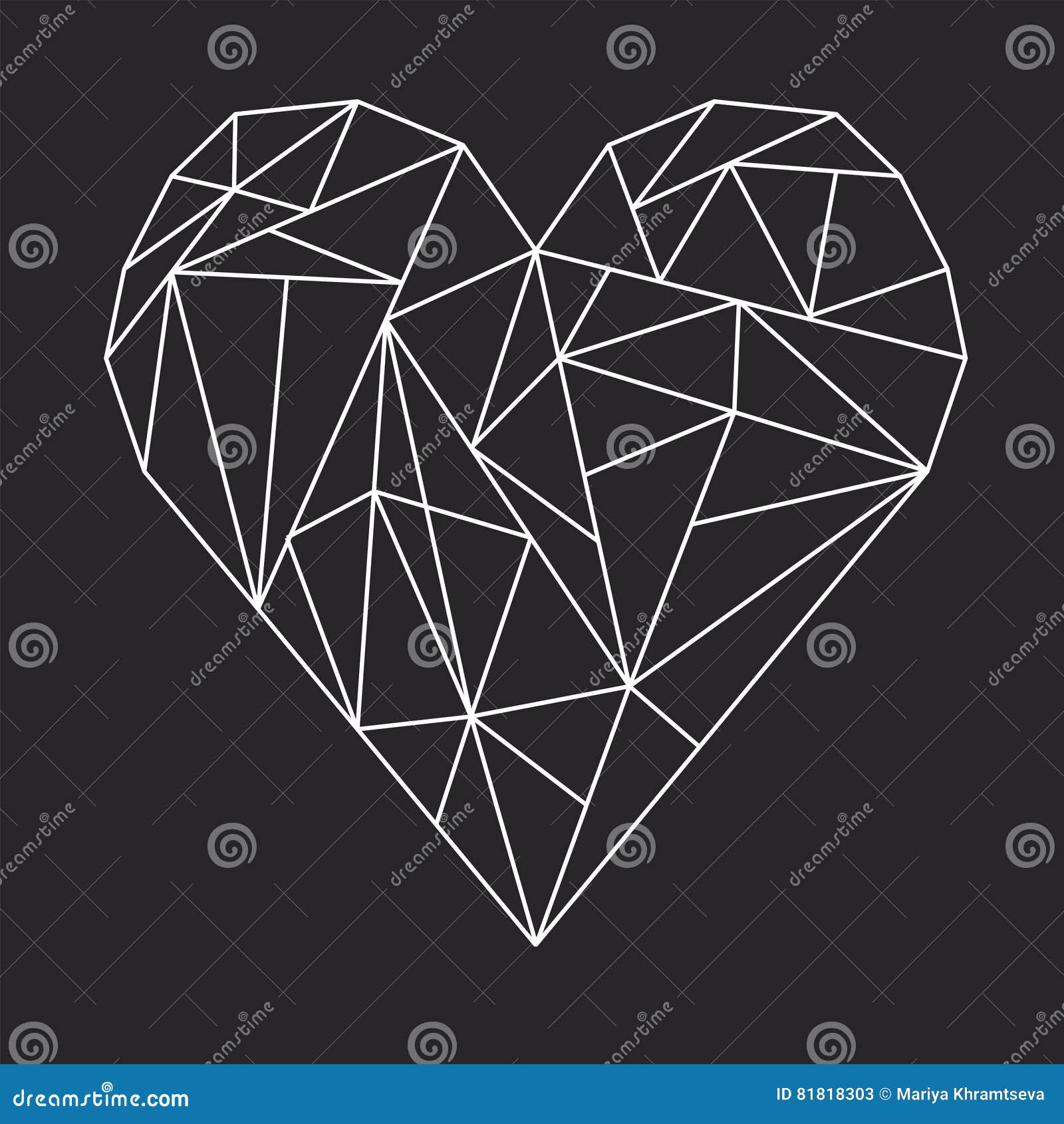 Graphical abstract heart stock vector. Illustration of background ...