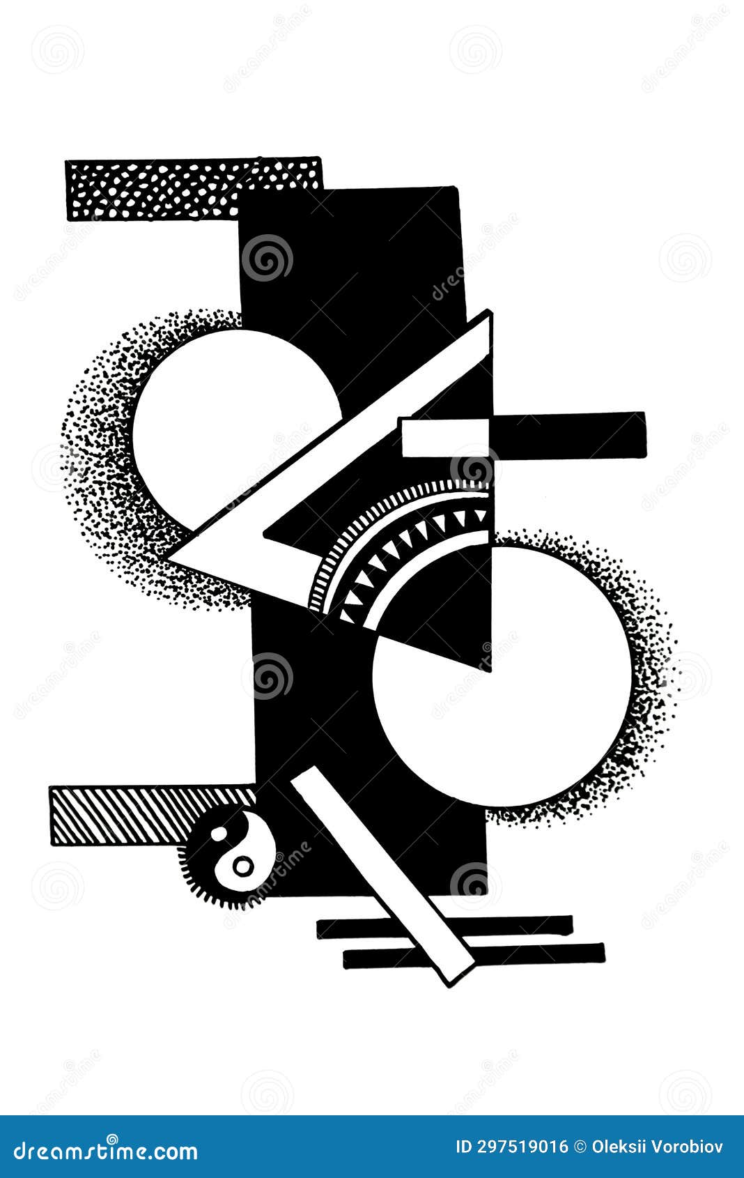 Graphical Abstract Illustration with Geometric Shapes. Anti Stress ...