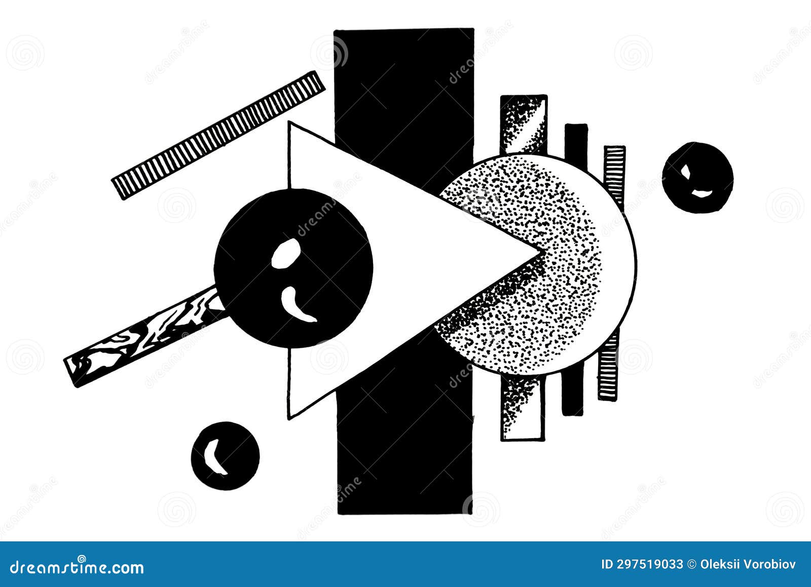 Graphical Abstract Illustration with Geometric Shapes. Anti Stress ...