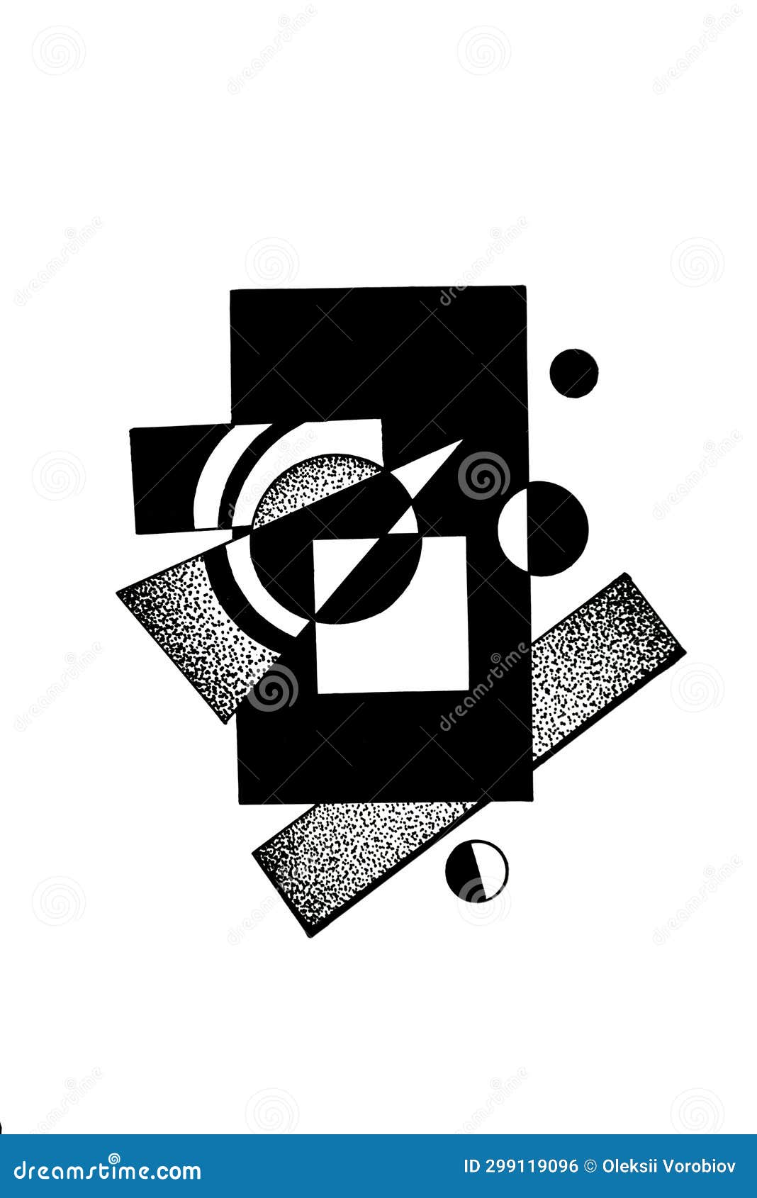 Graphical Abstract Illustration with Geometric Shapes. Anti Stress ...