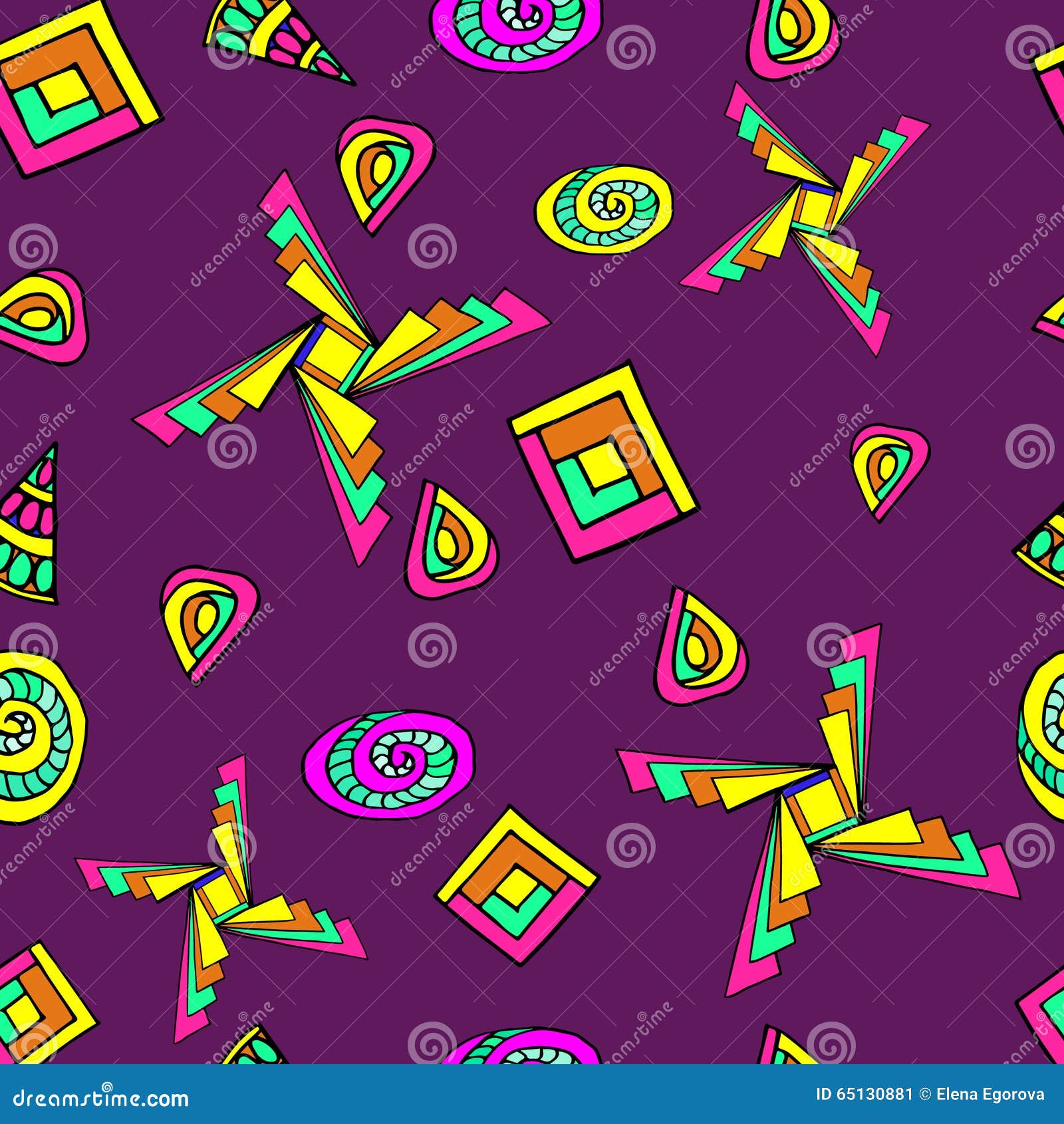 Graphical Abstract Picture of Geometric Figure Stock Vector ...