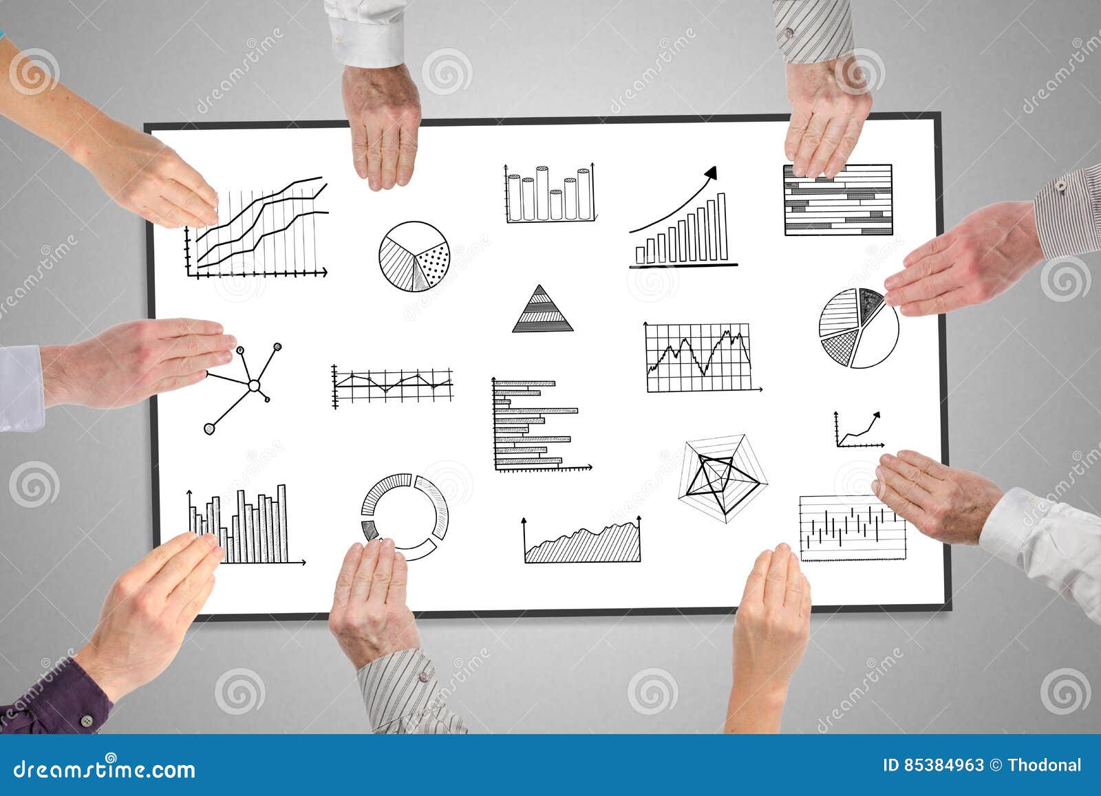 Graphical Analysis Concept On A Whiteboard Stock Image | CartoonDealer ...