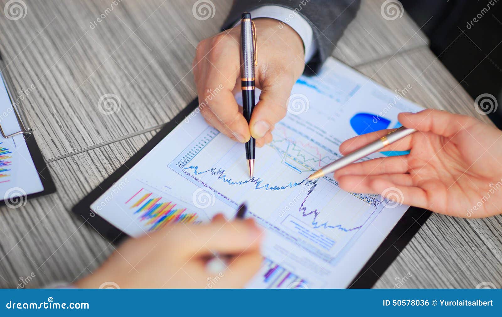 Graphical Analysis Graph Which Lies on the Desk Stock Photo - Image of ...