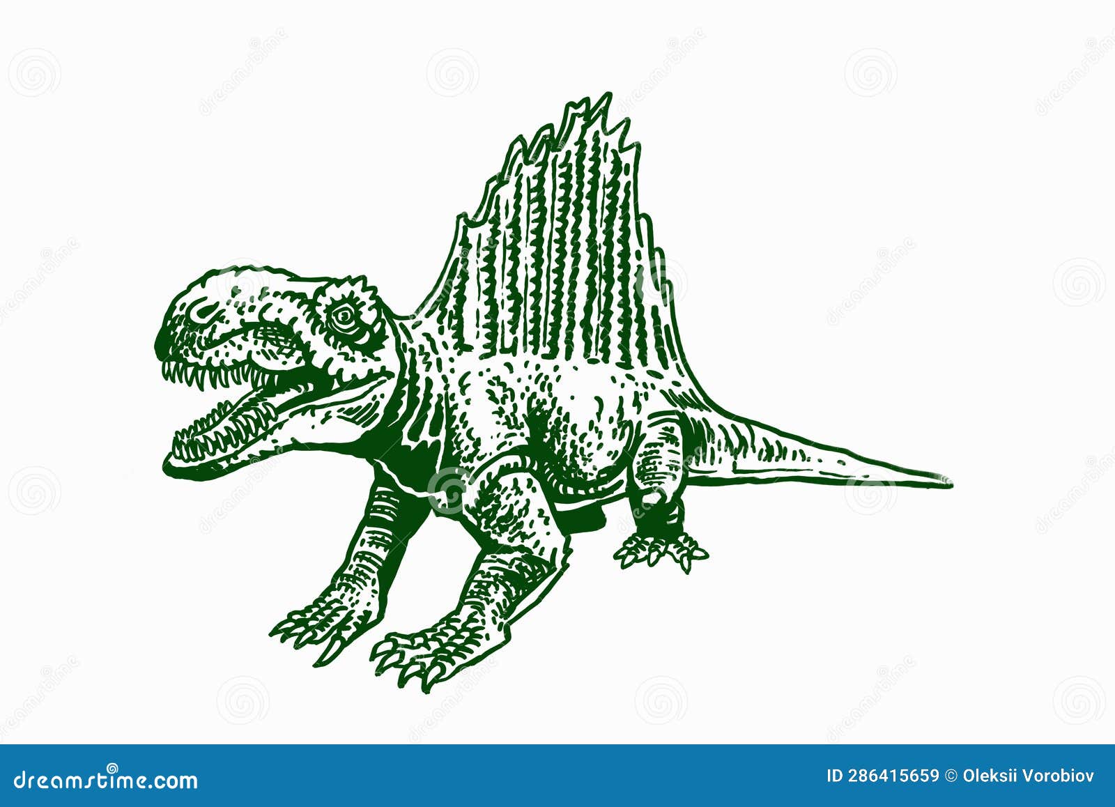 Spinosaurus. Vector Illustration Decorative Design | CartoonDealer.com ...