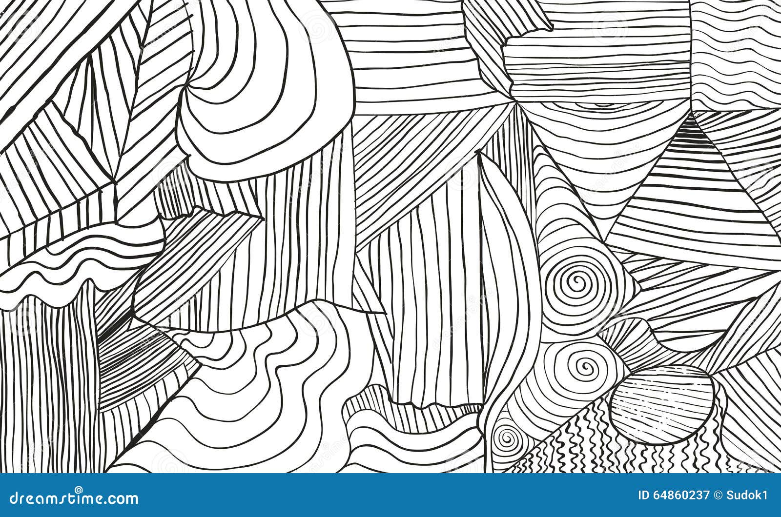 Graphical Handmade Abstract Background Stock Illustration ...