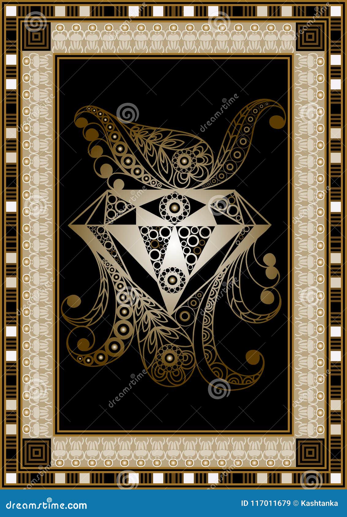 Graphical Illustration with Occult Symbol 6 Stock Vector - Illustration ...