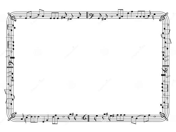 Graphical music frame stock vector. Illustration of musical - 23740095