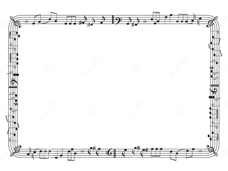 Graphical music frame stock vector. Illustration of musical - 23740095